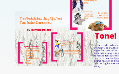 Absolutely True diary of a Part time Indian Characters>.