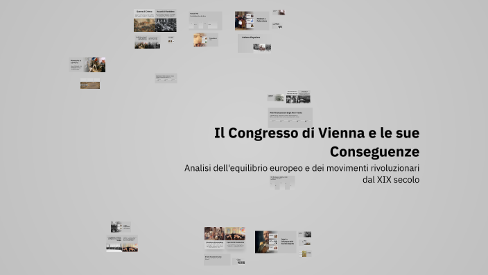 Il Congresso di Vienna e le sue Conseguenze by valeria canana on Prezi