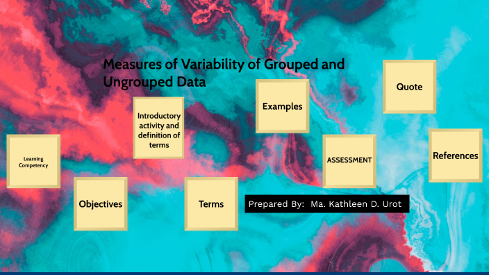 Measures of Variability of Grouped and Ungrouped Data by Ma. Kathleen ...