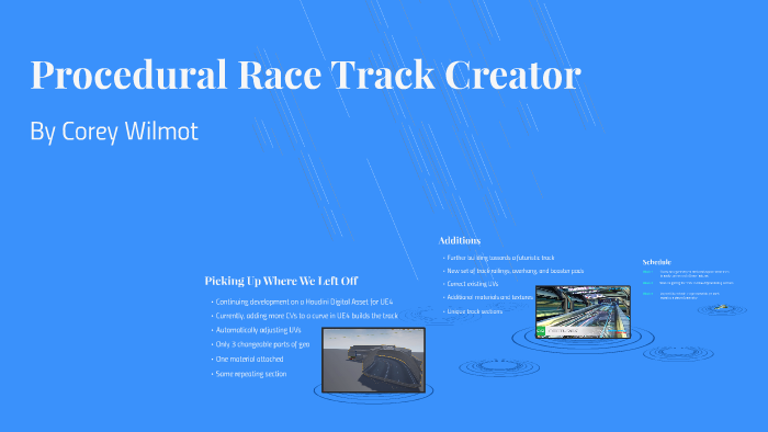 Procedural Race Track Creator by C W on Prezi