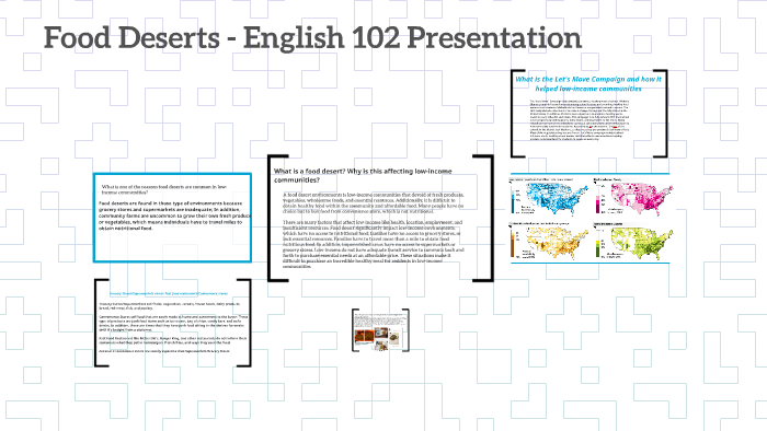 Food Deserts - English 102 Presentation by oscar salgado on Prezi