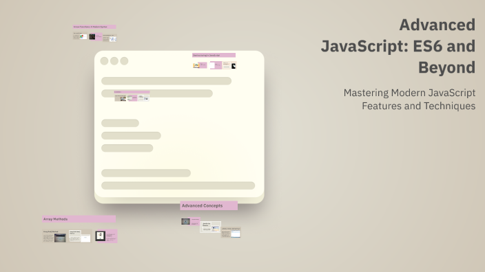 Advanced JavaScript: ES6 and Beyond by Sumit Raj on Prezi