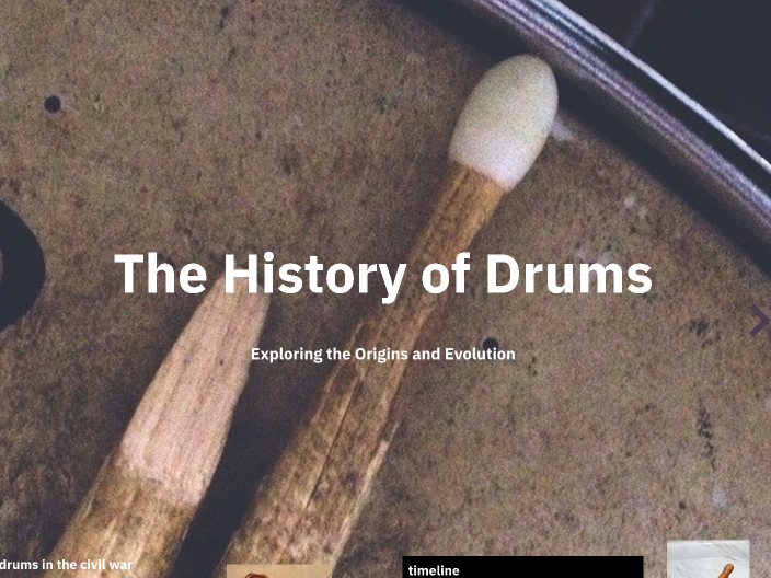 The History of Drums by Nathanial stringfield on Prezi