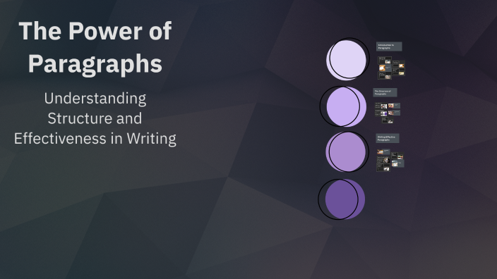 The Power of Paragraphs by 097_Irvin Sauqillah on Prezi