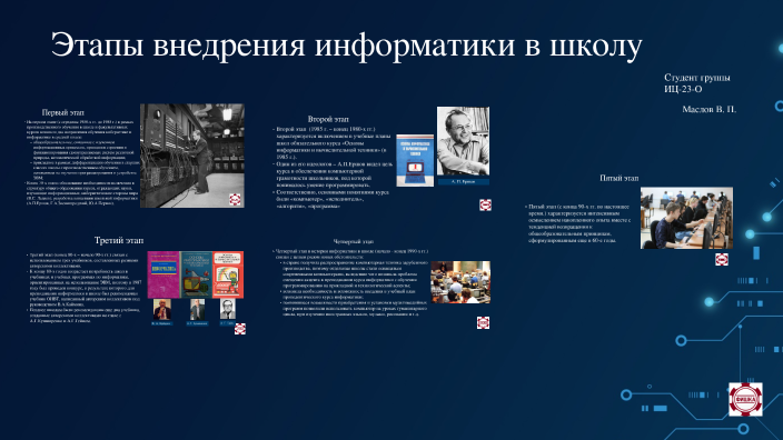 Stages of Computer Science Development at School by John Doe on Prezi