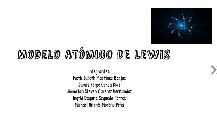 Modelo atómico de Lewis by Emilcen Barajas Jerez on Prezi