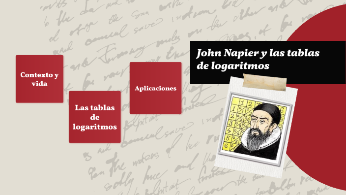 John Napier y las tablas de logaritmos by José Luis Barroso Fijo on Prezi