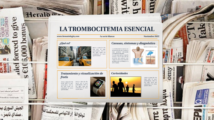 TROMBOCITEMIA ESENCIAL by Mmm._. Mecomo micaca on Prezi