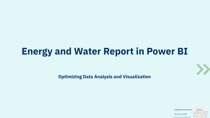 Energy and Water Report in Power BI by Andrea Vladu on Prezi