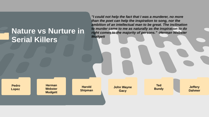 nature vs nurture in serial killers by Sophia Weathers on Prezi