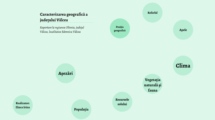 Caracterizarea geografică a județului Vâlcea by Gabriela Ilinca on Prezi