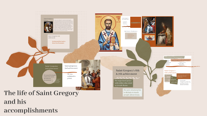 The life of Saint Gregory and his accomplishments by Fiona Mulherin on ...