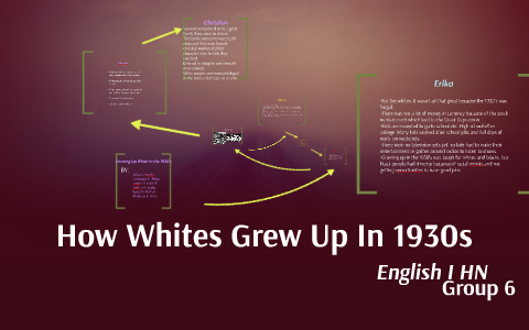 Growing Up White in the 1930's by Malaysia Penn on Prezi