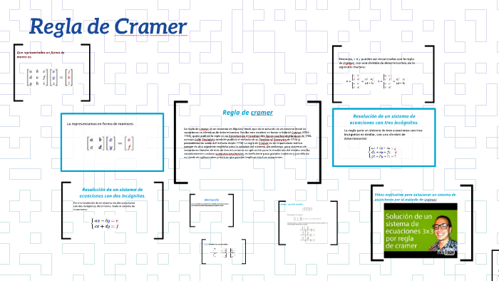 Regla de Cramer by William Orozco on Prezi