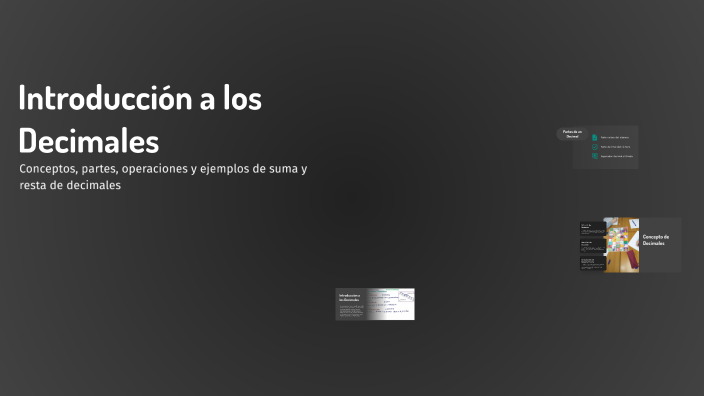 Introducción a los Decimales by Francheska De Jesús Cedano on Prezi