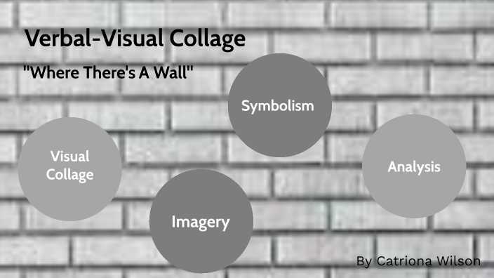 "Where There's A Wall" Verbal-Visual Collage by catriona wilson on Prezi