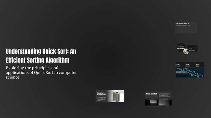 Understanding Quick Sort: An Efficient Sorting Algorithm by Maria ...