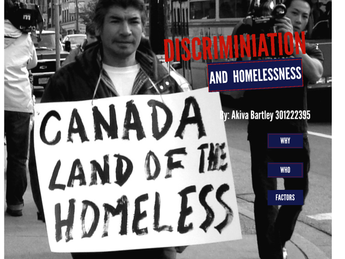 Homelessness, Housing and Discrimination by Akiva Bartley on Prezi