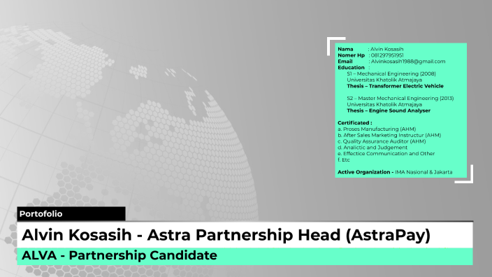 Portofolio Alvin by Alvin Kosasih on Prezi