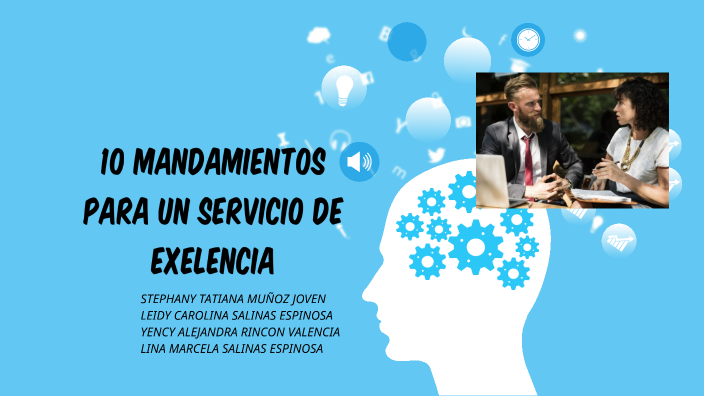 Los diez mandamientos para un servicio de excelencia y conservacion de ...