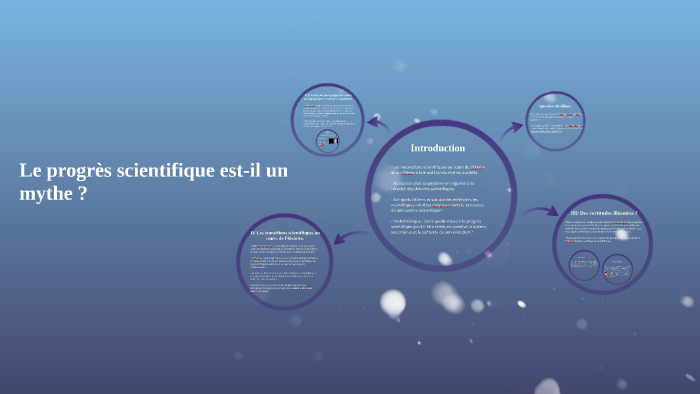 Le progrès scientifique est-il un mythe ? by Alexandre Anglard on Prezi