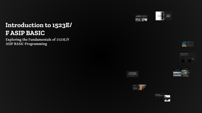 Introduction to 1523E/F ASIP BASIC by Chris Sinclair on Prezi