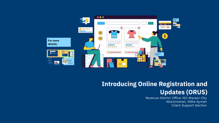 Introducing Online Registration and Update System (ORUS) by A Sittie on ...