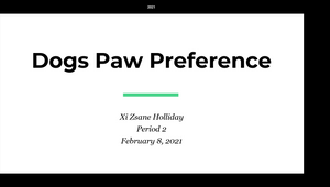 Paw Preference-Science Fair by Xisyd hollitler on Prezi Design