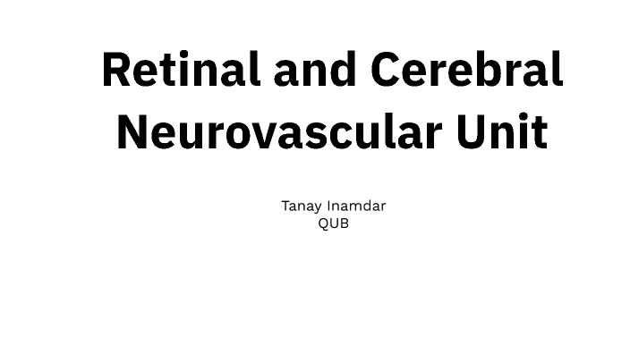 Retinal and Cerebral Neurovascular Unit by Tanay on Prezi