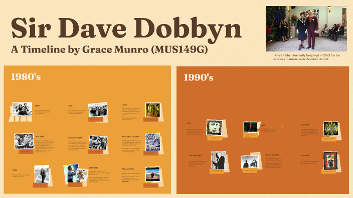 Sir Dave Dobbyn - Timeline by Grace Munro on Prezi