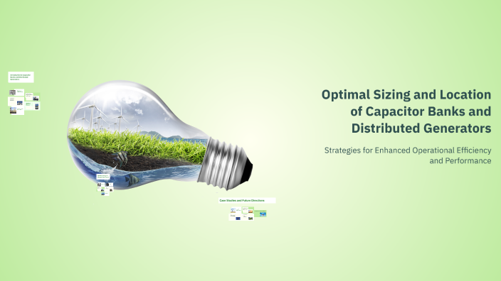 Optimal Sizing and Location of Capacitor Banks and Distributed ...