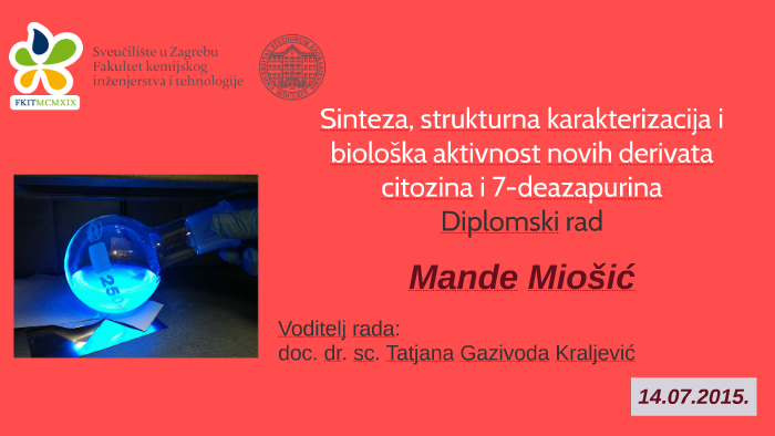 Sinteza, strukturna karakterizacija i biološka aktivnost novih derivata ...