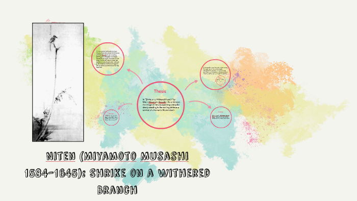 Niten (Miyamoto Musashi): Shrike on a Withered Branch by Cameron Carney ...