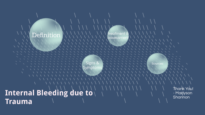 Internal Bleeding Due to Trauma by maddy Shannon on Prezi