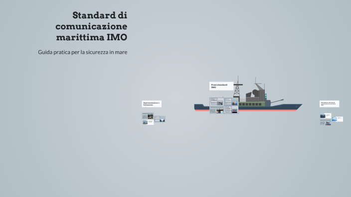Standard di comunicazione marittima IMO by Filomena Sammarro on Prezi