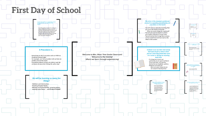 First Day of School Script by Ashley Tate on Prezi