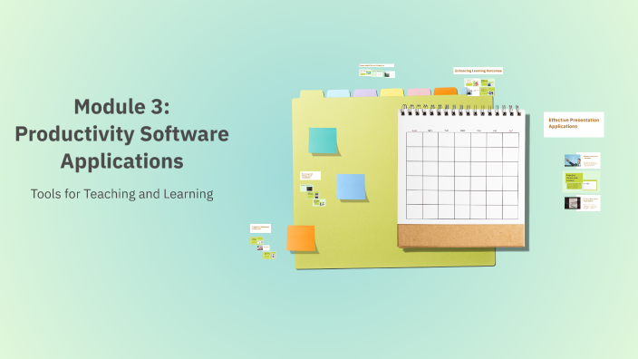 Module 3: Productivity Software Applications by Shanelle Irish on Prezi