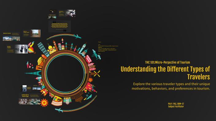 Understanding the Different Types of Travelers by pia paz on Prezi