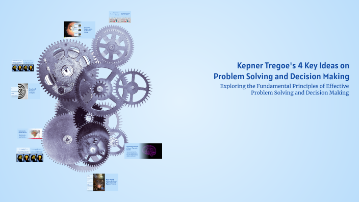 Kepner Tregoe's 4 Key Ideas on Problem Solving and Decision Making by ...
