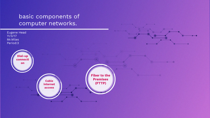 basic components of computer networks. by Eugene Head on Prezi