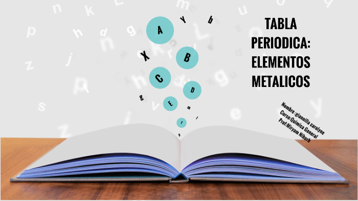 Tabla periodica: elementos metalicos by GIANNILLA TEVES on Prezi