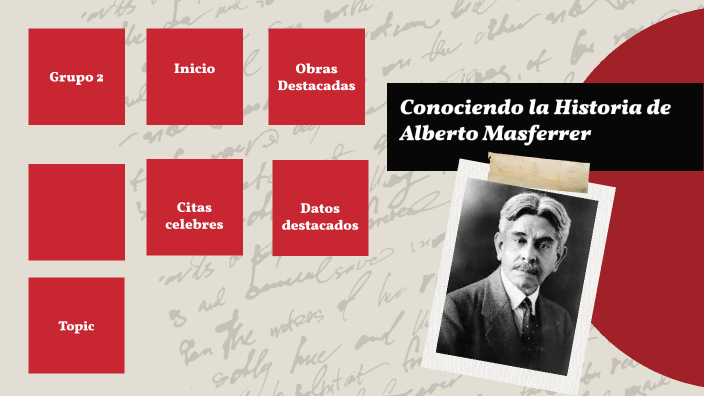 Conociendo la Historia de Alberto Masferrer by Esmeralda Mendez on Prezi