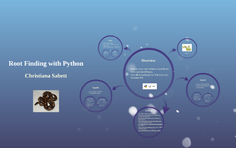 Root Finding with Python by Christiana Sabett on Prezi