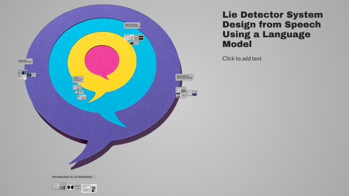 Lie Detector System Design from Speech Using a Language Model by SAIKAT MAITY on Prezi