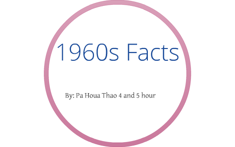 1960s Facts by pahoua thao on Prezi
