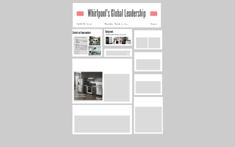 Whirlpool’s Global Leadership by Nicole Lee on Prezi