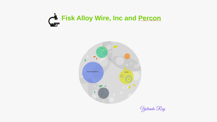 Fisk Alloy Wire, Inc and Percon by Yolanda Ray on Prezi