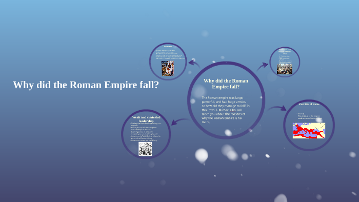 Why did the Roman Empire fall? by mycho 2003 on Prezi
