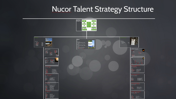 Nucor Talent Strategy Org. Structure by Nancy Crawley on Prezi
