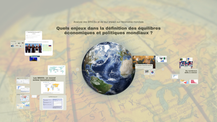Quels enjeux dans la définition des équilibres économiques et ...
